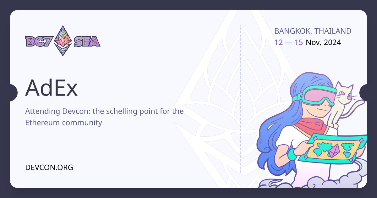 Join me @ Devcon 2024