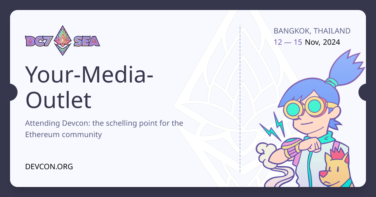 Join me @ Devcon 2026