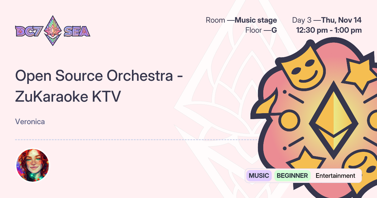 Open Source Orchestra - ZuKaraoke KTV @ Devcon SEA