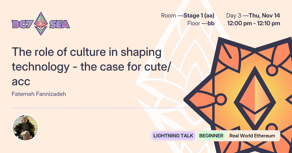 The role of culture in shaping technology - the case for cute/acc ...