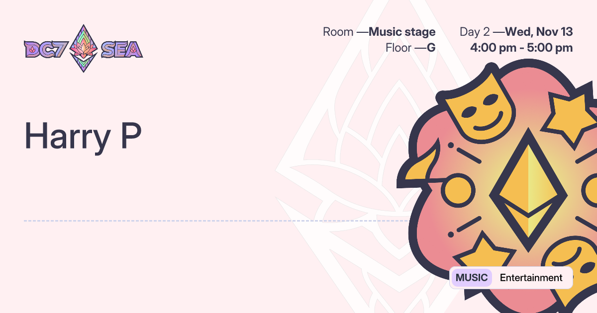 Harry P @ Devcon SEA