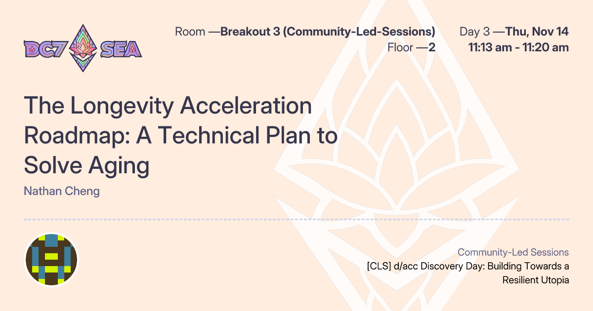 The Longevity Acceleration Roadmap: A Technical Plan to Solve Aging ...